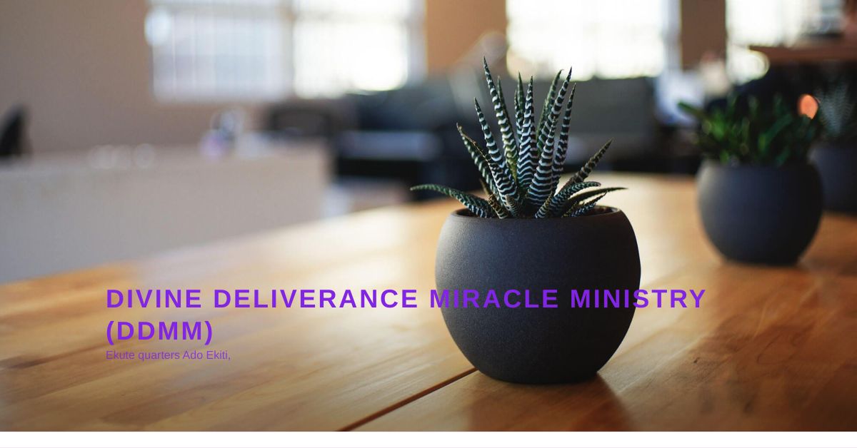 divine deliverance miracle Ministry (DDMM) – Ekute quarters Ado Ekiti,